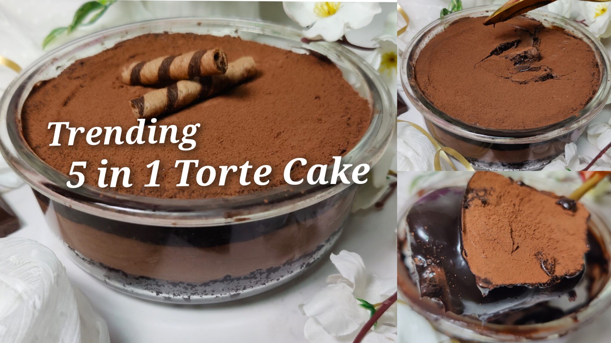 5 in 1 Torte Chocolate Dream cake - The Artistic Cook
