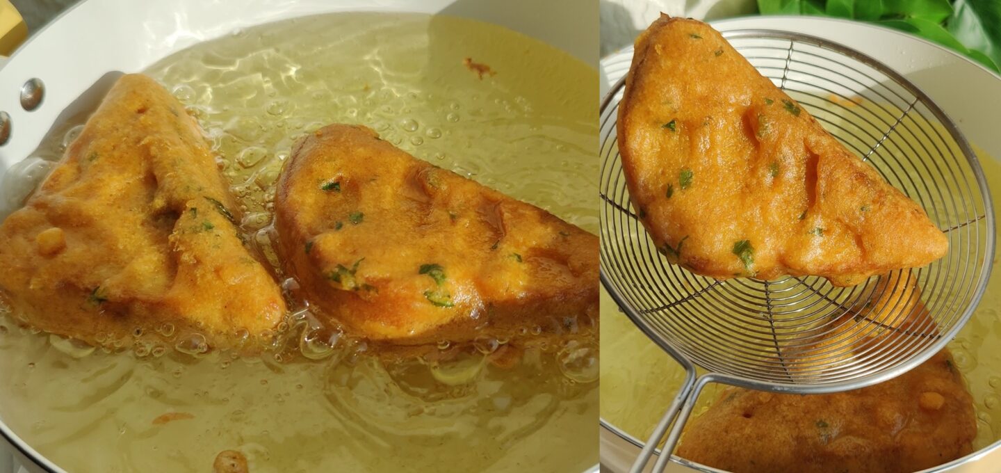 Bread Pakora Recipe (Bread Pakoda) - The Artistic Cook