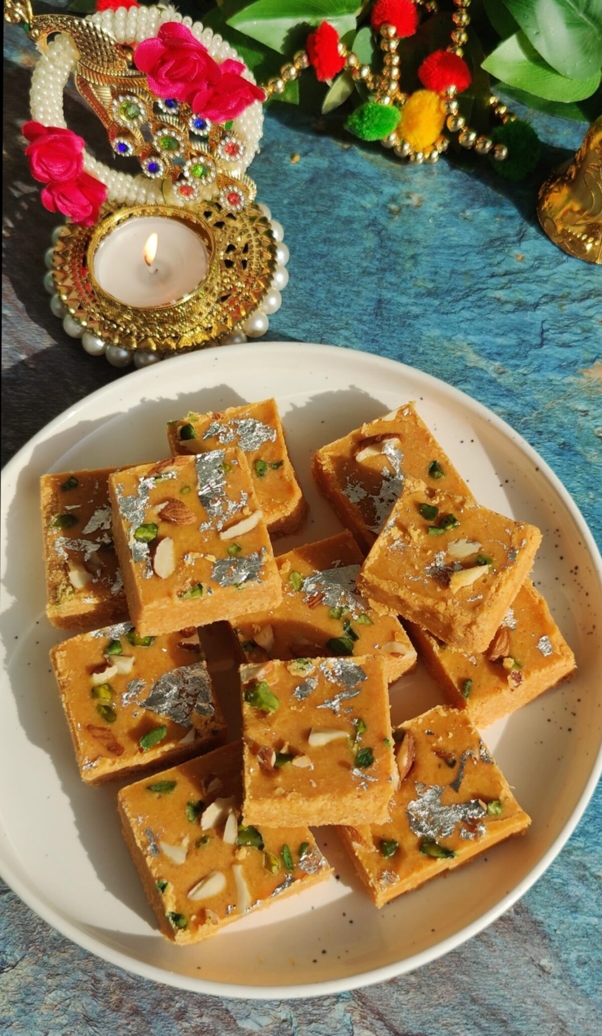 Besan Barfi Recipe - The Artistic Cook
