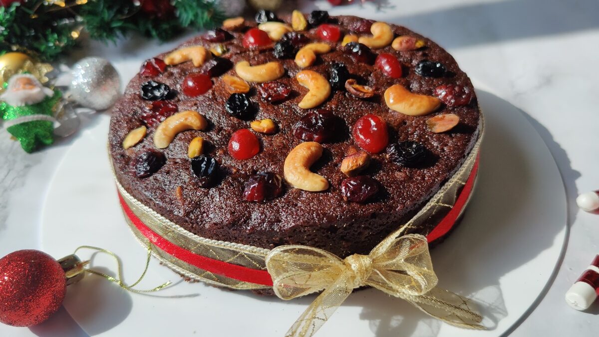 Chocolate Plum Cake using Rum - The Artistic Cook