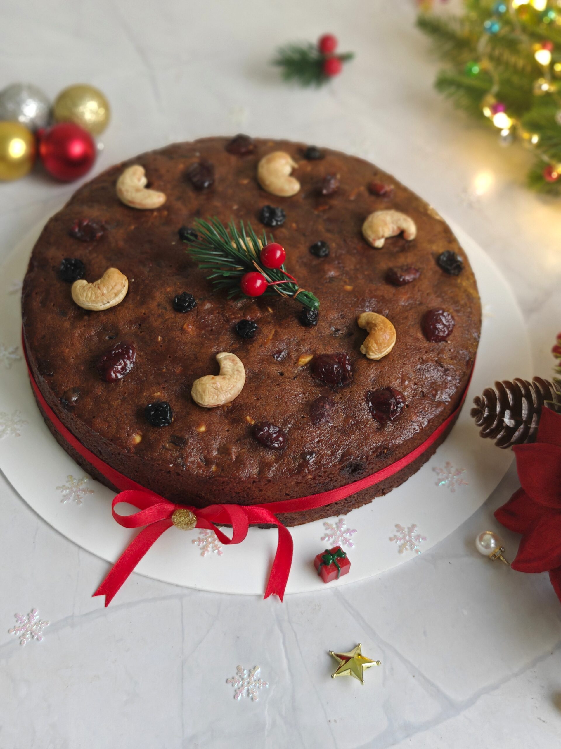 Plum cake Recipe without Alcohol - The Artistic Cook